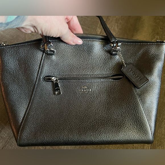 Coach | Bags | Nwot Metallic Coach Purse | Poshmark